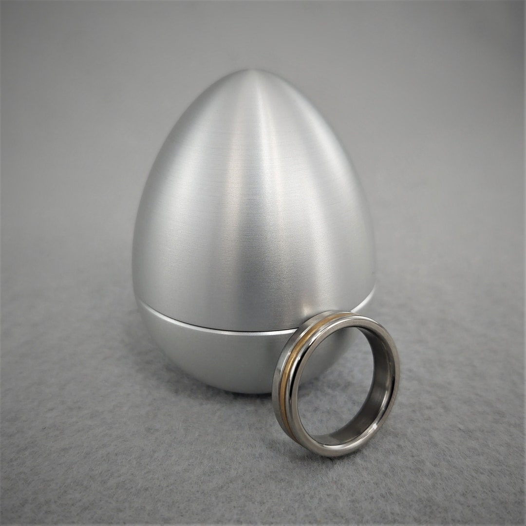 Dpcustoms Easter Egg Engagement Ring Box, Solid Metal Ring Box ...