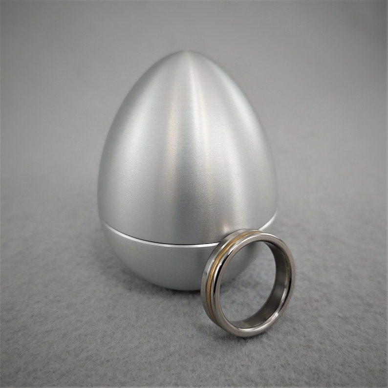 Dpcustoms Easter Egg Engagement Ring Box, Solid Metal Ring Box ...