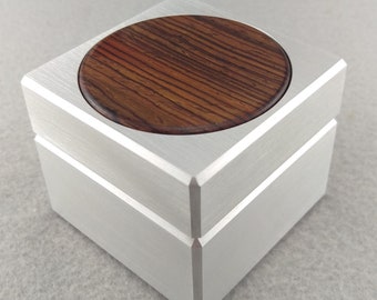 Engagement Ring Box Wedding Ring Box Modern Ring Box Metal - Etsy