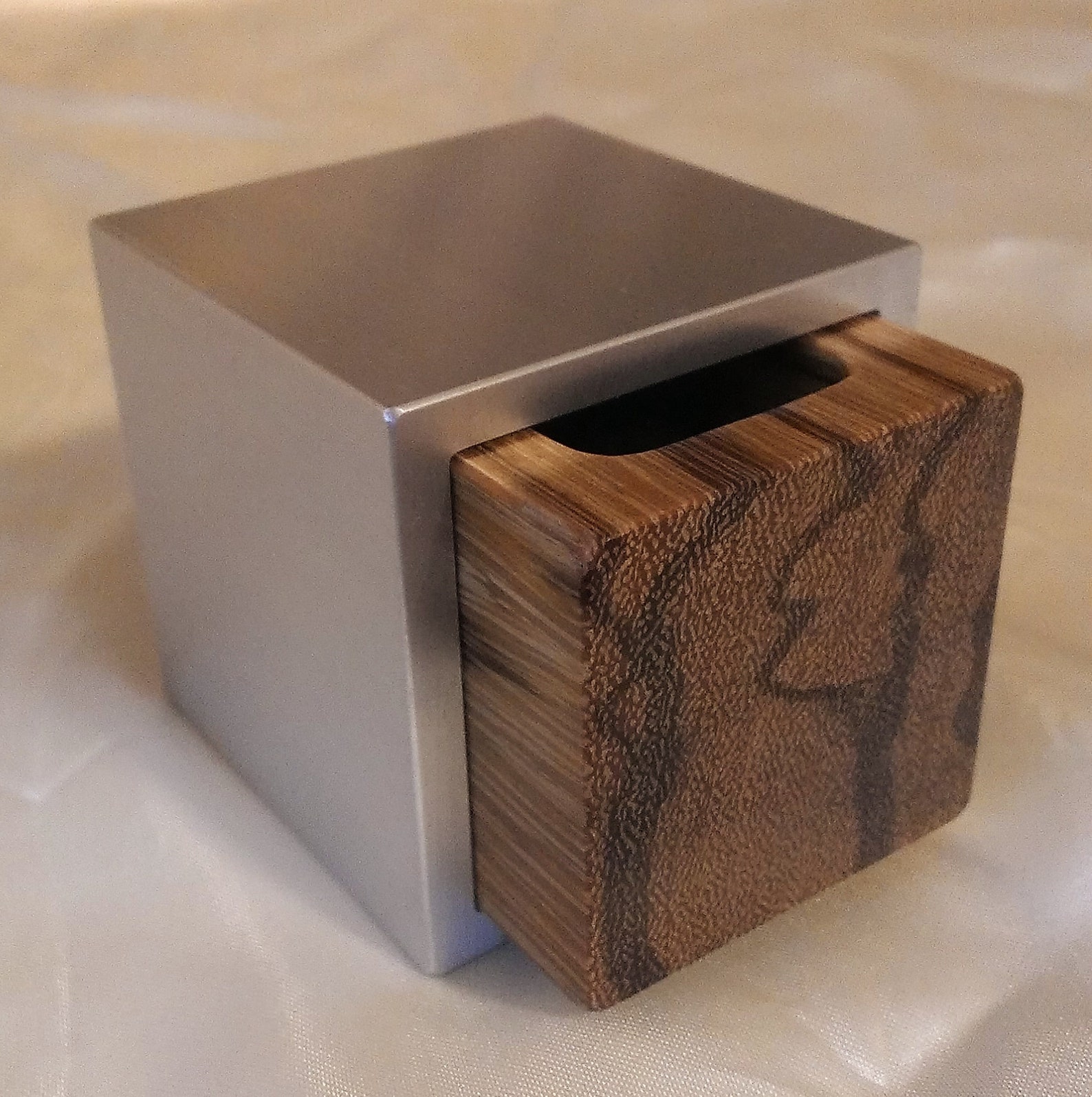 Engagement Ring Box, Wedding Ring Box, Modern Ring Box, Wooden Ring Box ...