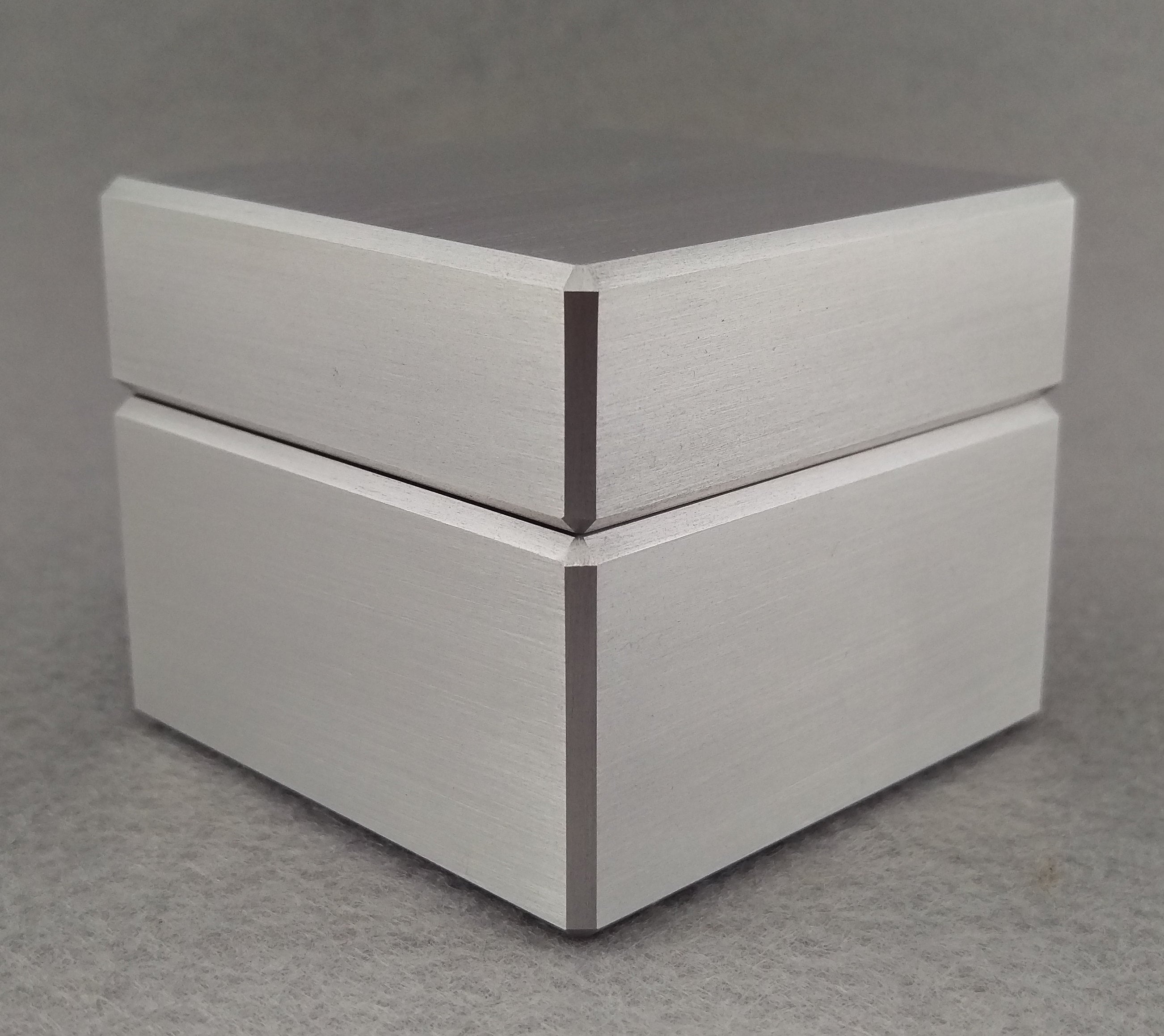 Engagement Ring Box Wedding Ring Box Modern Ring Box Metal - Etsy