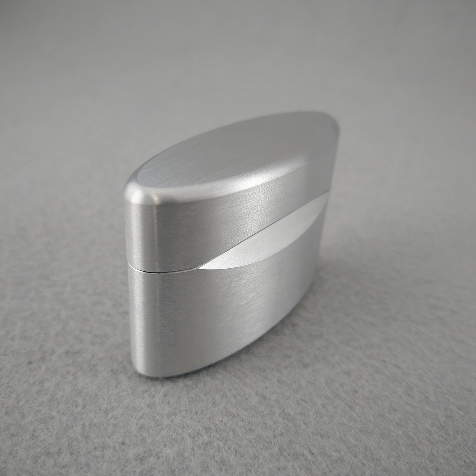 Dpcustoms Oval Pocket Engagement Ring Box, Pocket Size Ring Box, Modern ...