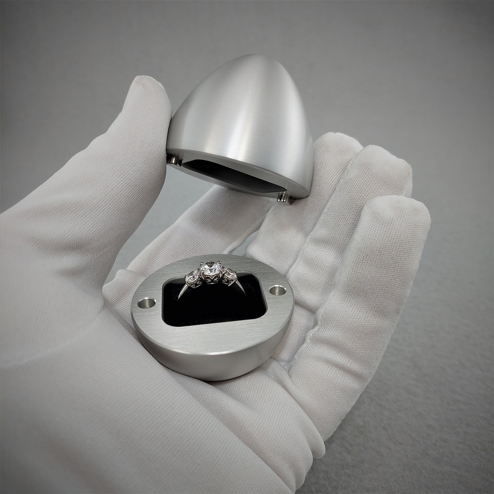 Dpcustoms Easter Egg Engagement Ring Box, Solid Metal Ring Box ...