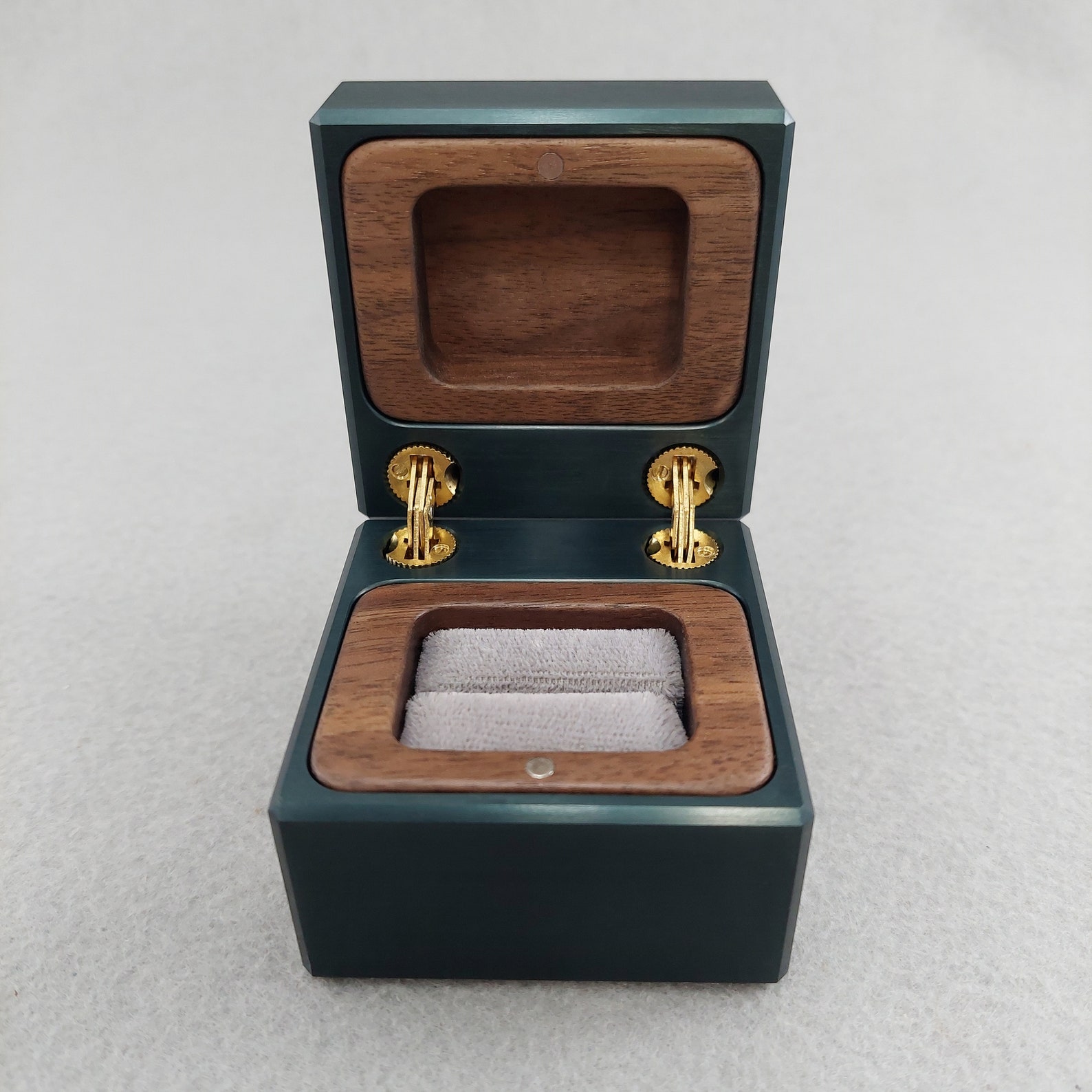 Black on Black Edition Engagement Ring Box Wedding Ring Box - Etsy