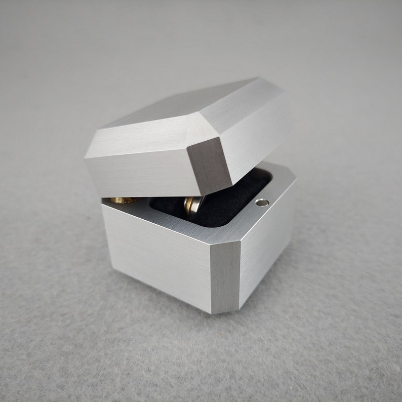 Dpcustoms Mini Cube Engagement Ring Box Wedding Ring Box - Etsy