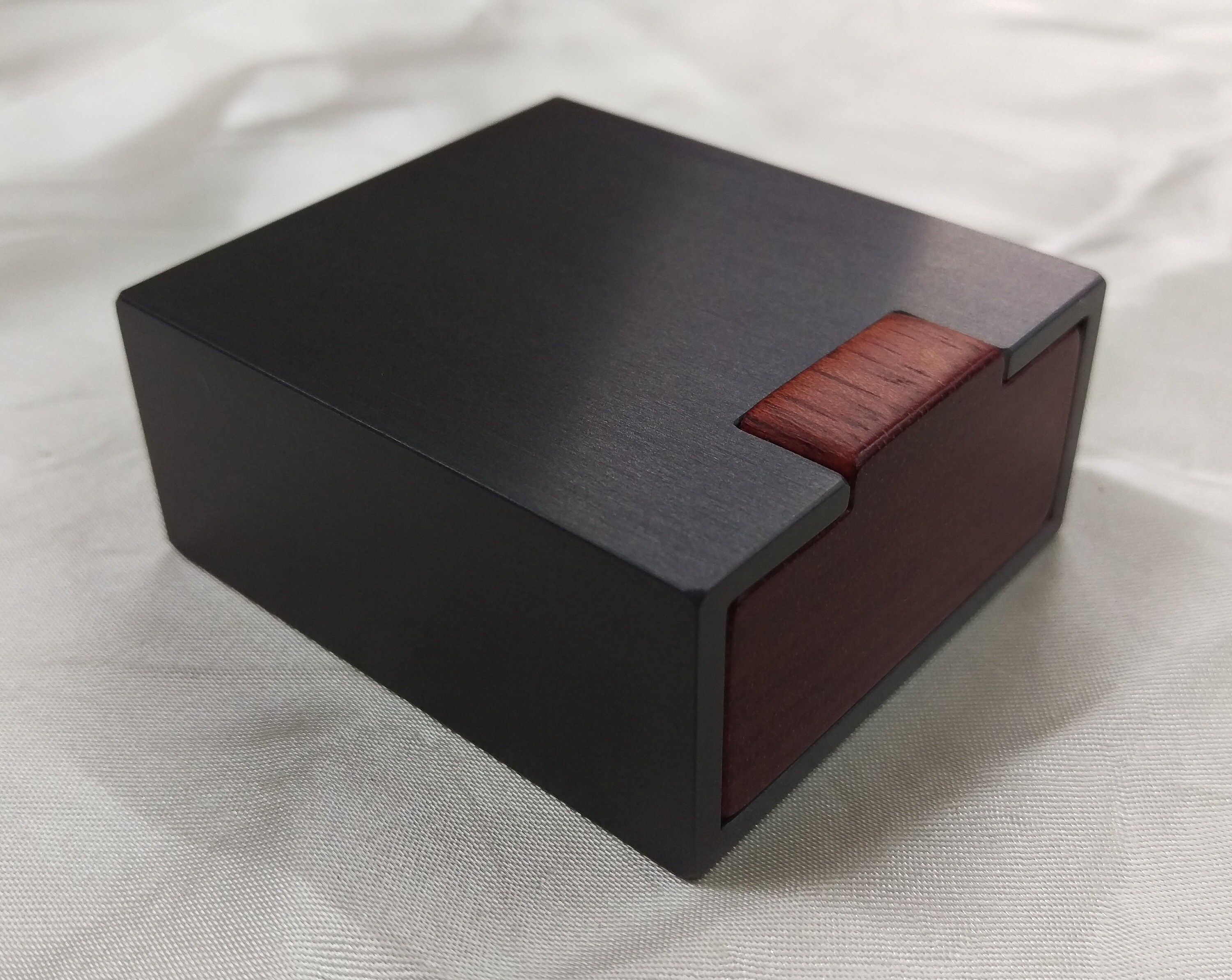 Slim Engagement Ring Box, Wedding Ring Box, Wooden Ring Box, Pocket ...