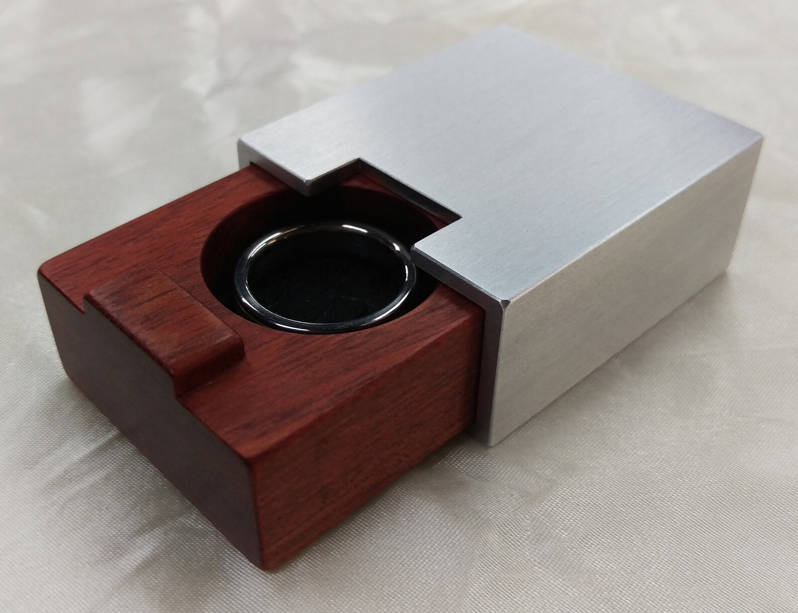 Slim Engagement Ring Box Wedding Ring Box Wooden Ring Box - Etsy