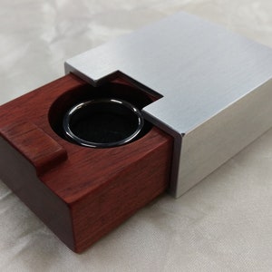 Slim Engagement Ring Box, Wedding Ring Box, Wooden Ring Box, Pocket ...