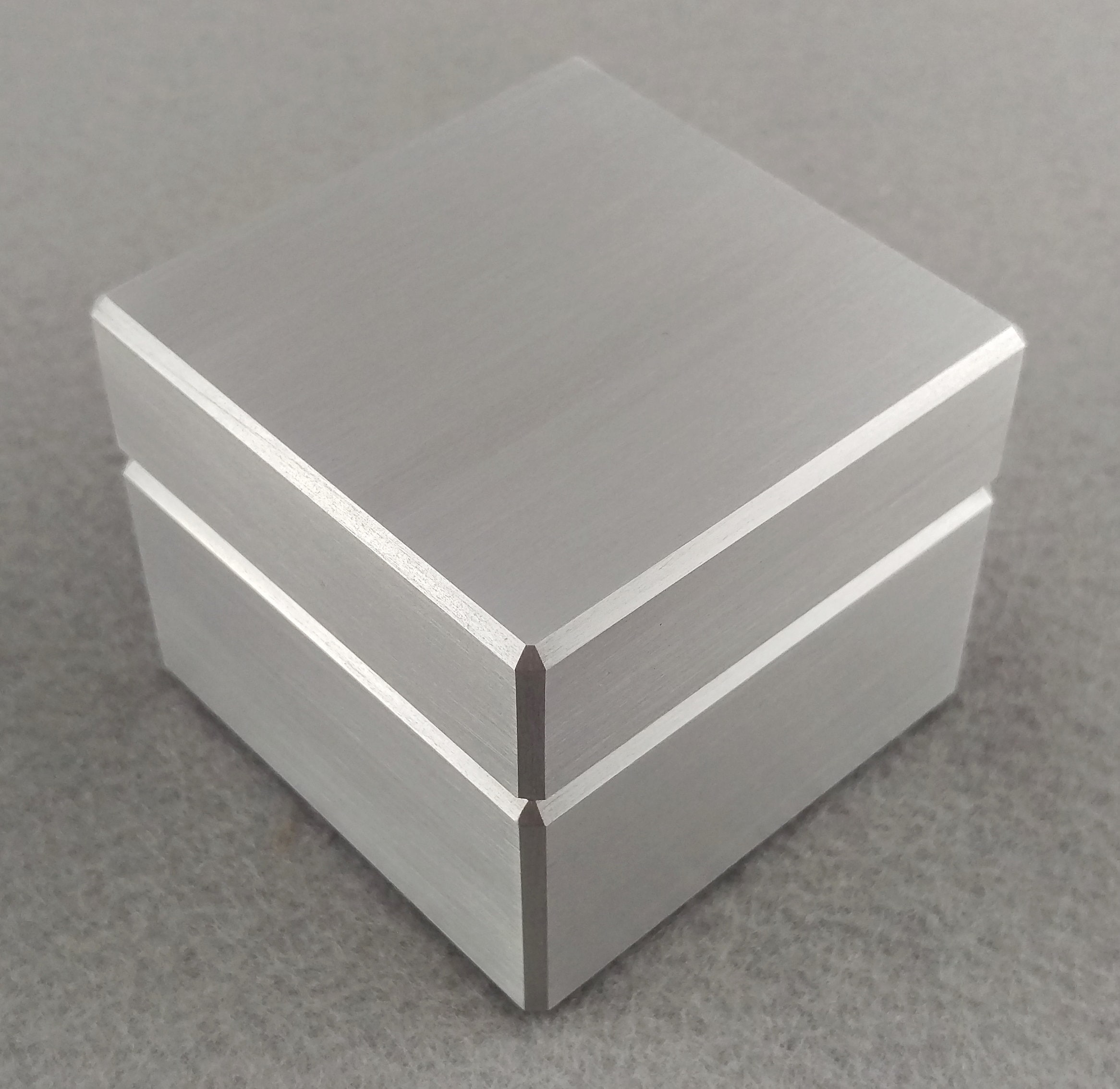 Engagement Ring Box Wedding Ring Box Modern Ring Box Metal - Etsy