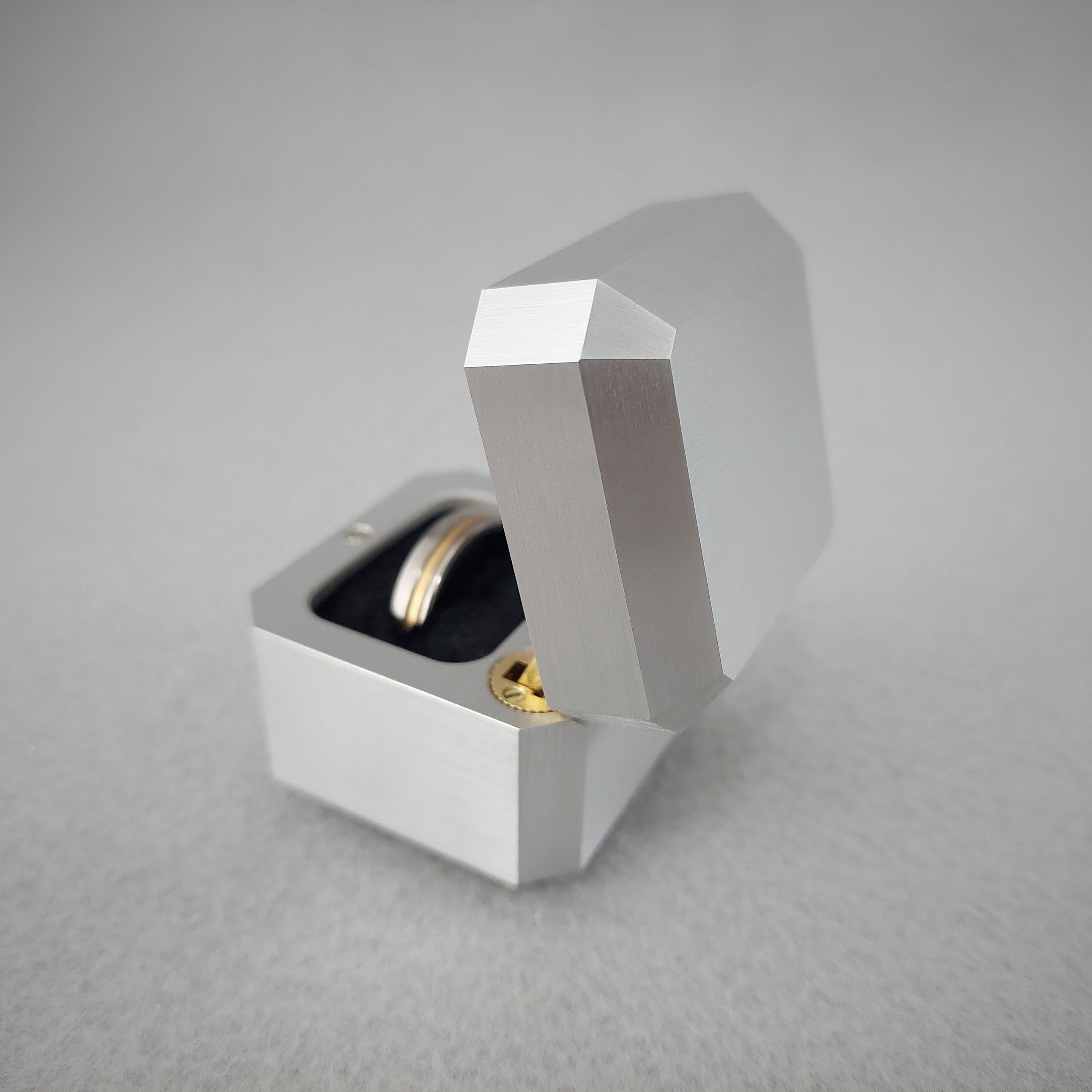 Dpcustoms Mini Cube Engagement Ring Box Wedding Ring Box - Etsy