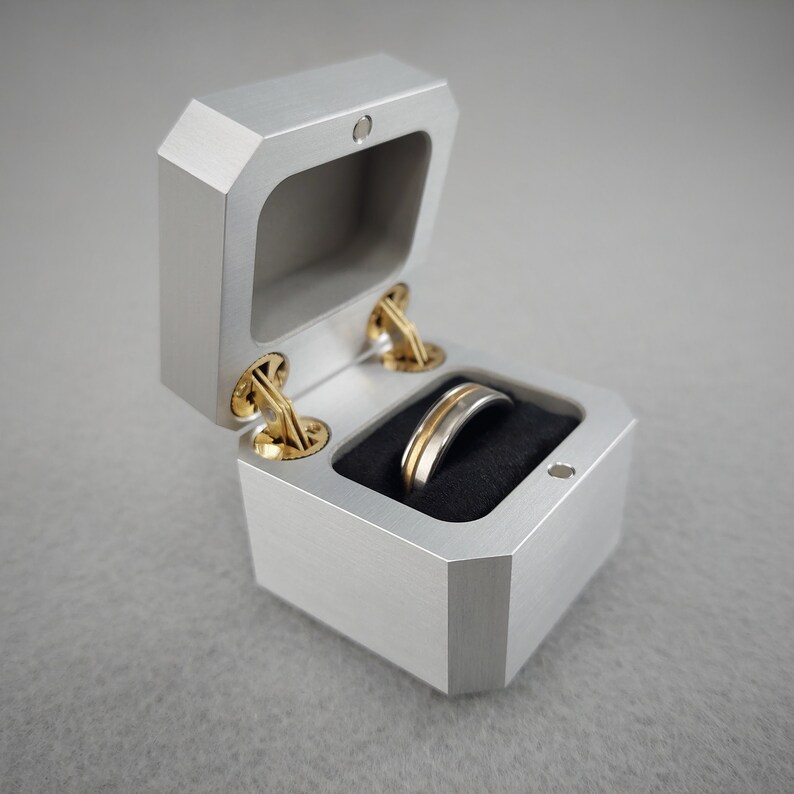 Dpcustoms Mini Cube Engagement Ring Box Wedding Ring Box - Etsy