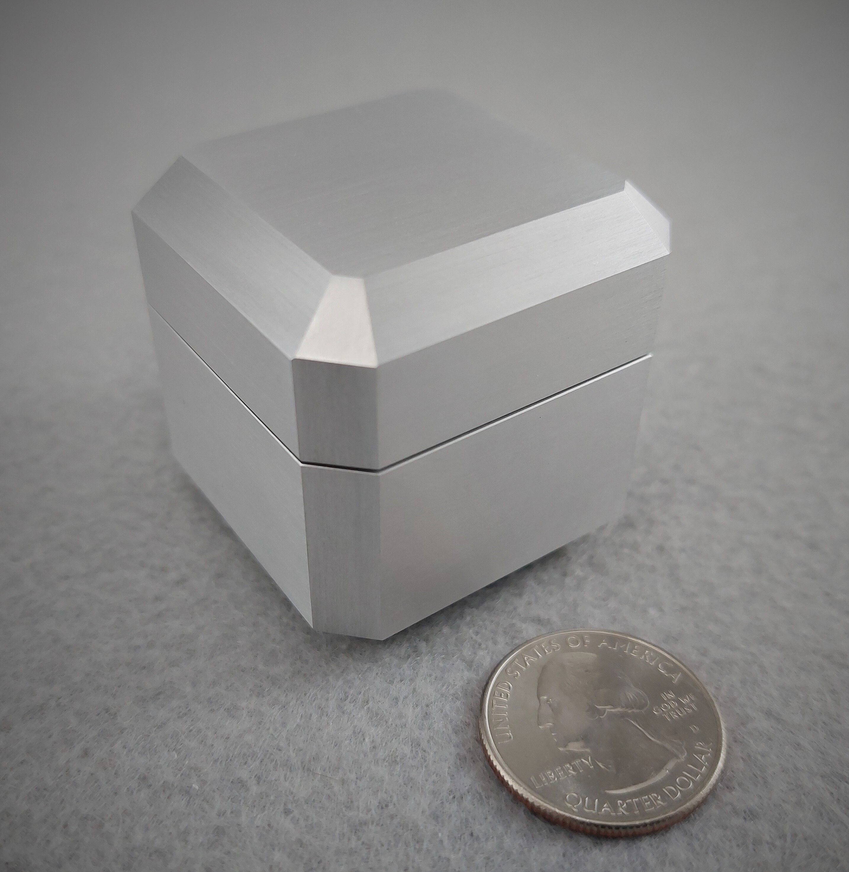 Dpcustoms Mini Cube Engagement Ring Box Wedding Ring Box - Etsy
