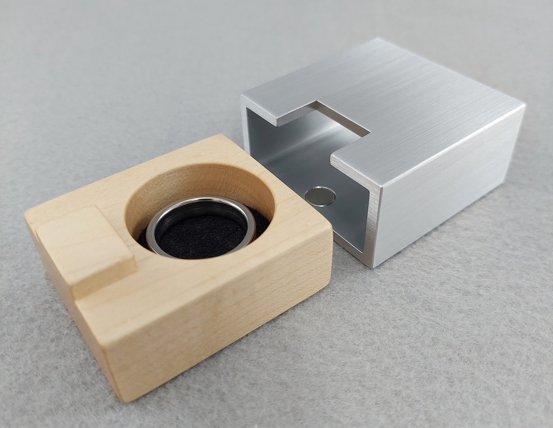 Pocket Size Ring Box Slim Engagement Box Wedding Ring Box - Etsy