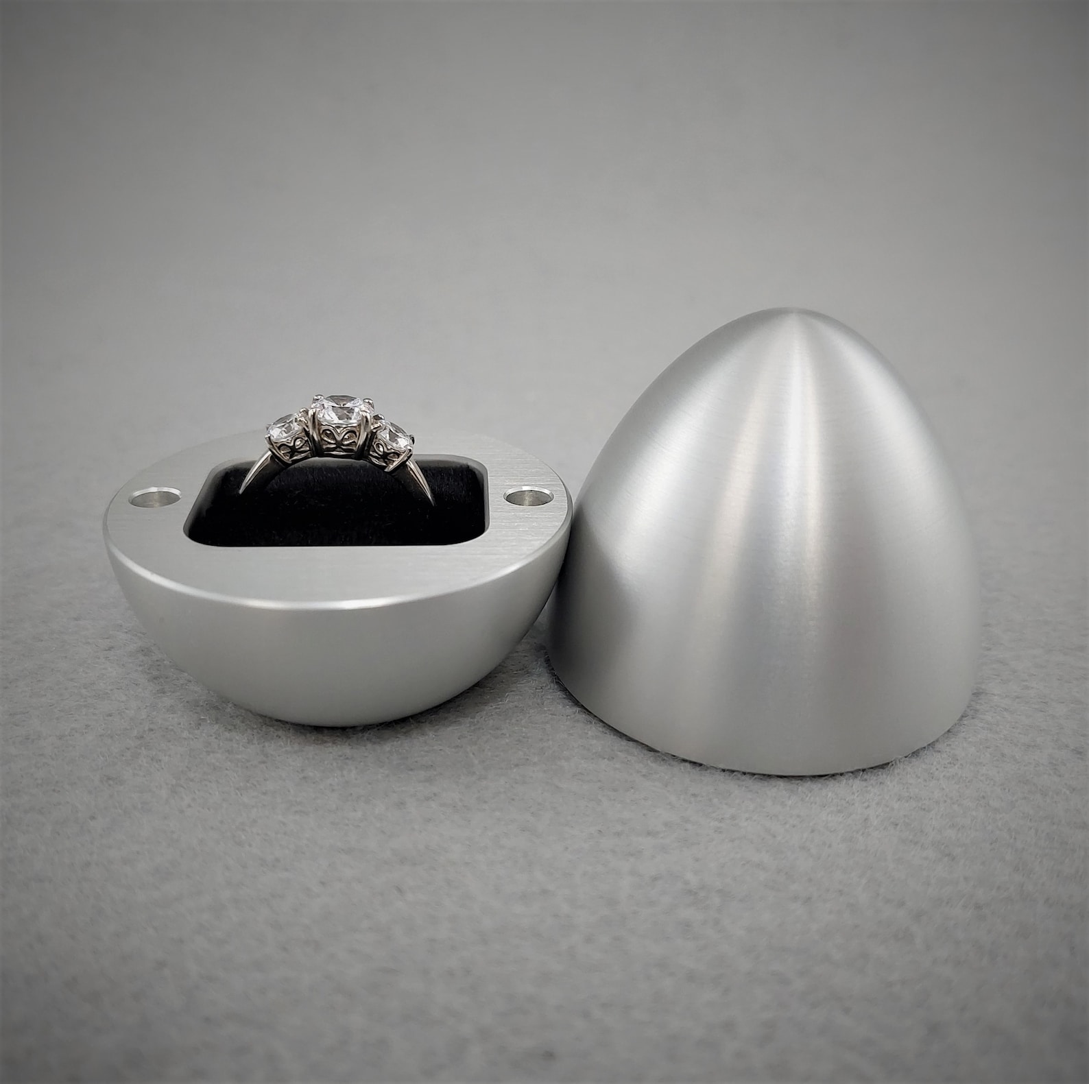 Dpcustoms Easter Egg Engagement Ring Box, Solid Metal Ring Box ...