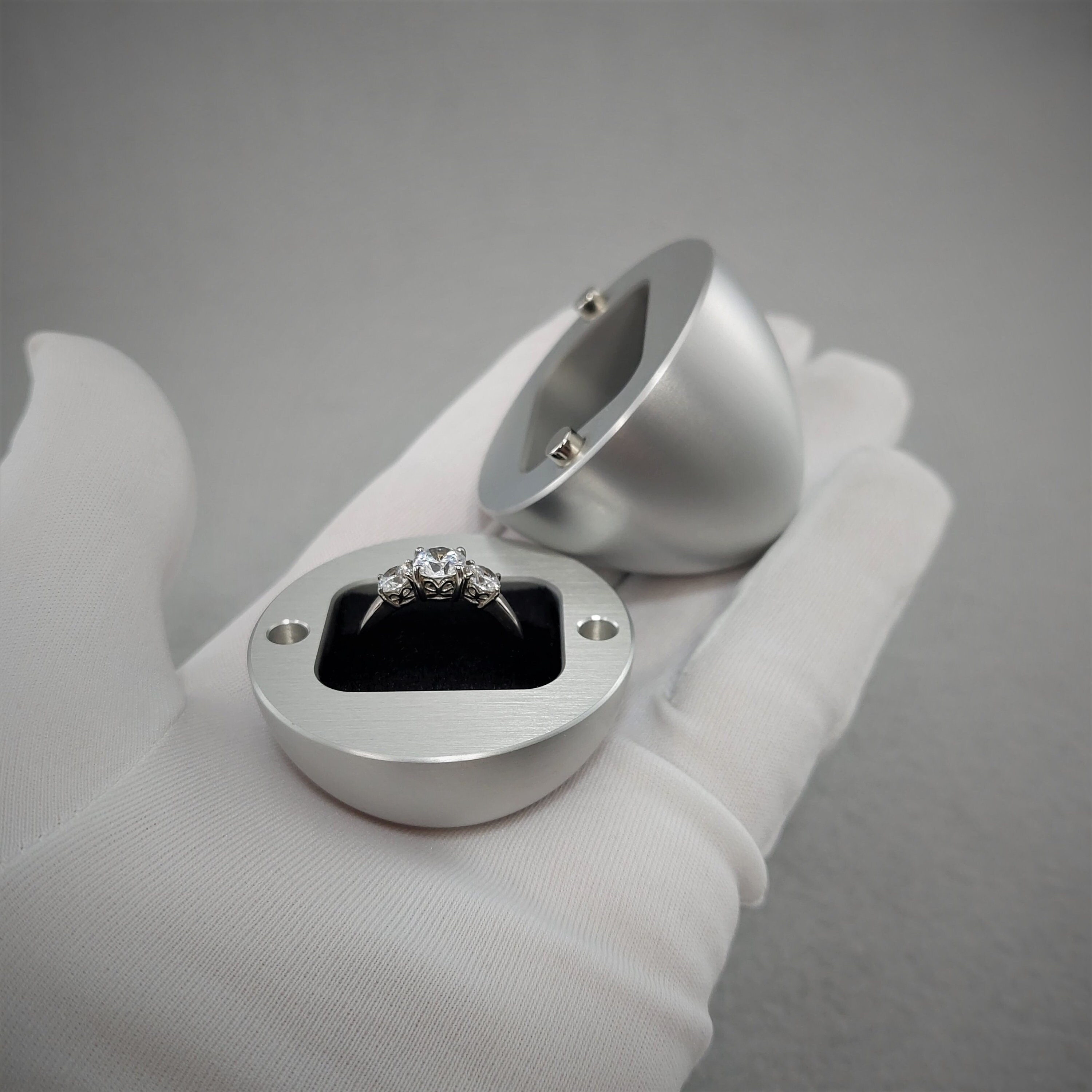 Dpcustoms Easter Egg Engagement Ring Box, Solid Metal Ring Box ...