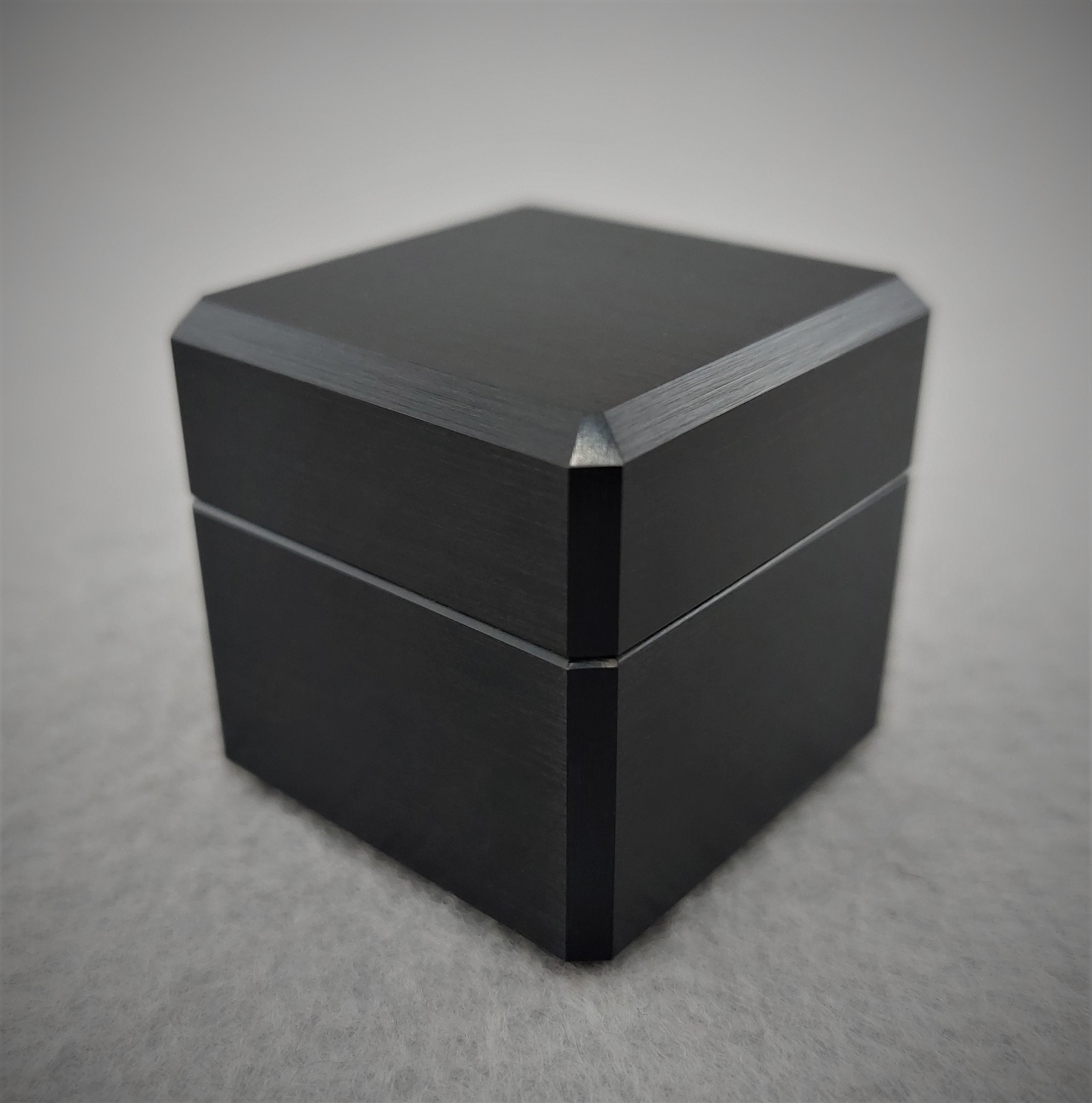 Dpcustoms Ultra Mini Cube Engagement Ring Box, Pocket Size Ring Box ...