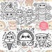 Cute Food Coloring Book – 30 Adorable Printable Pages for Kids & Adults ...
