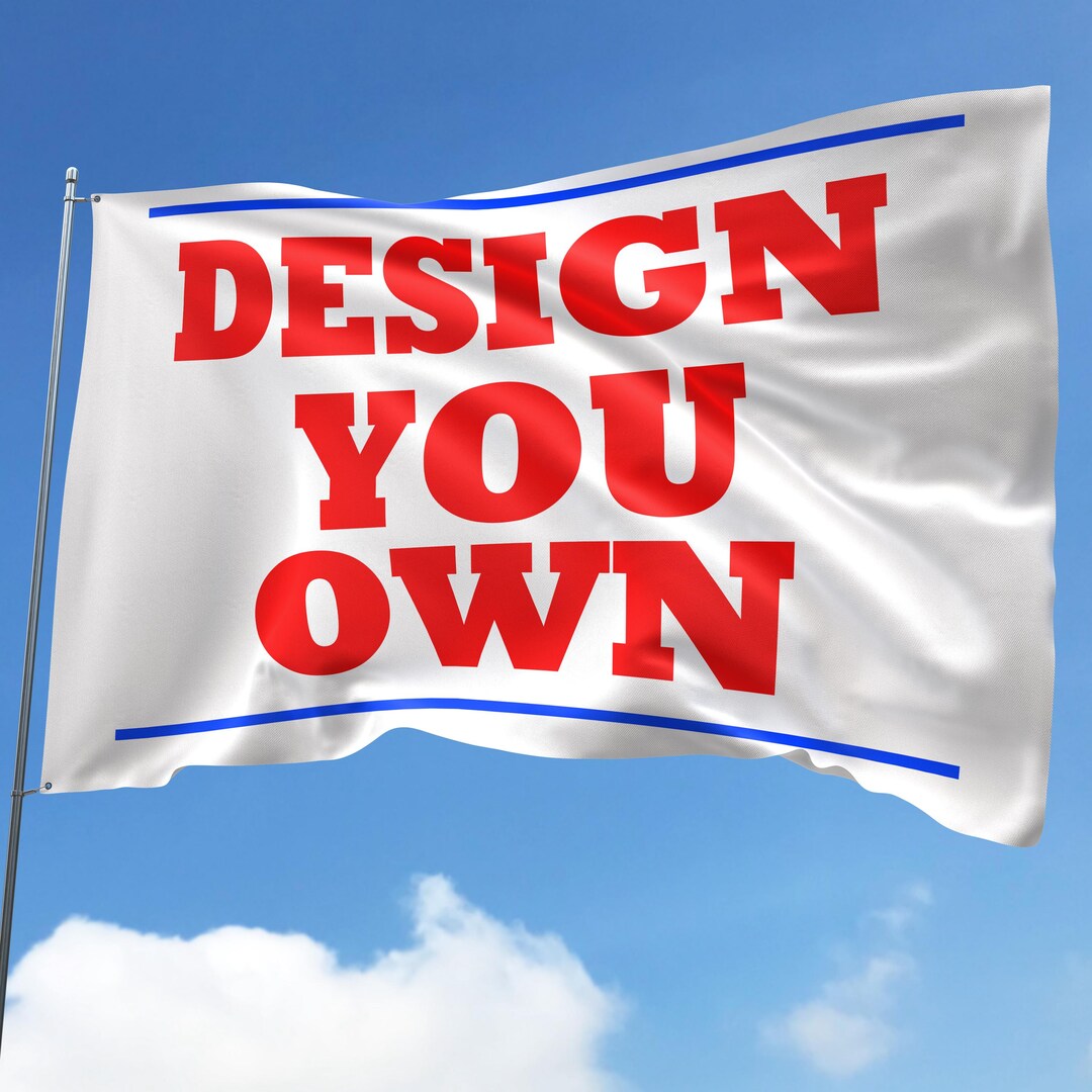Custom Photo Flag • Personalized Logo Banner, Event Decor - Etsy