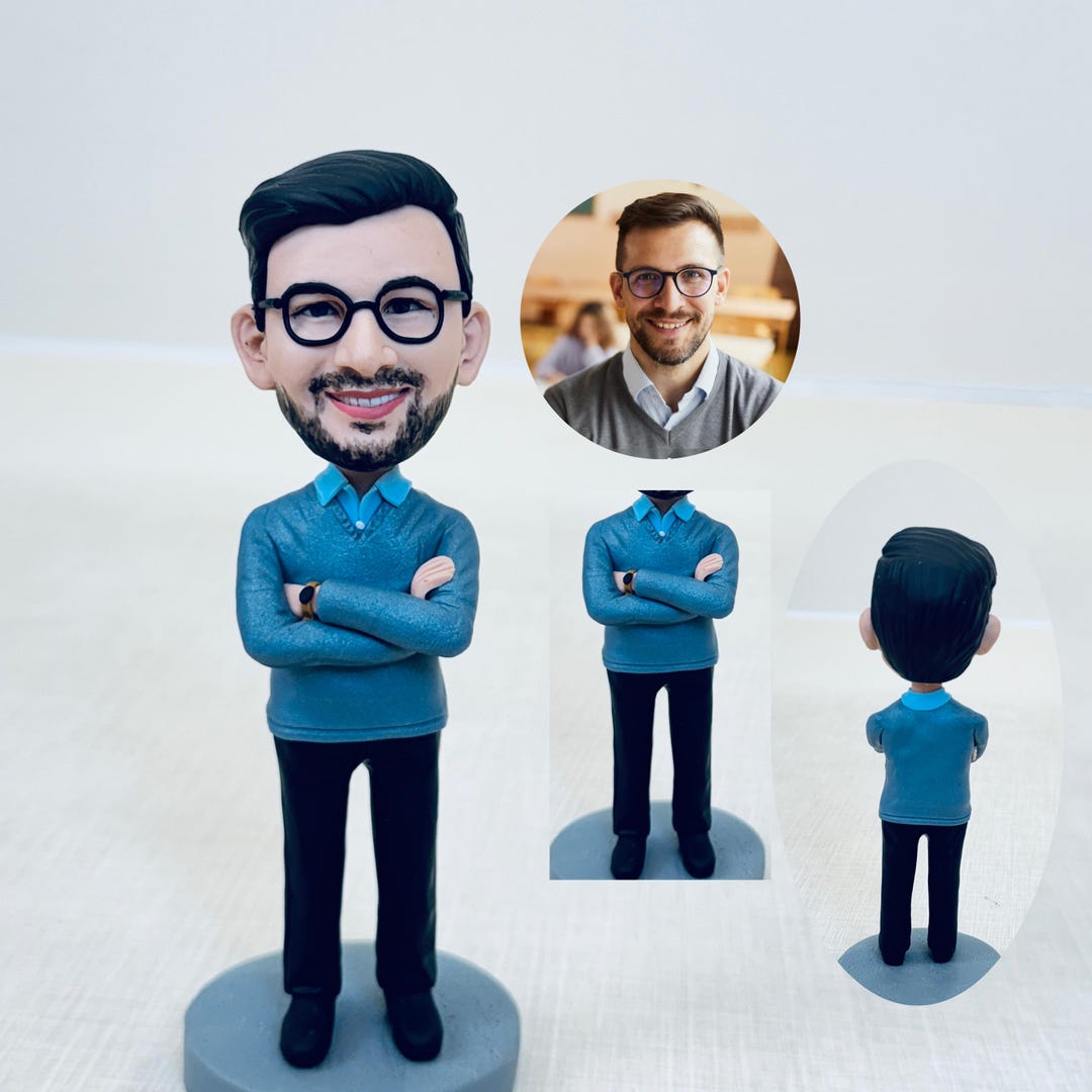Custom Teacher Bobblehead, Personalized School Teacher Bobblehead ...