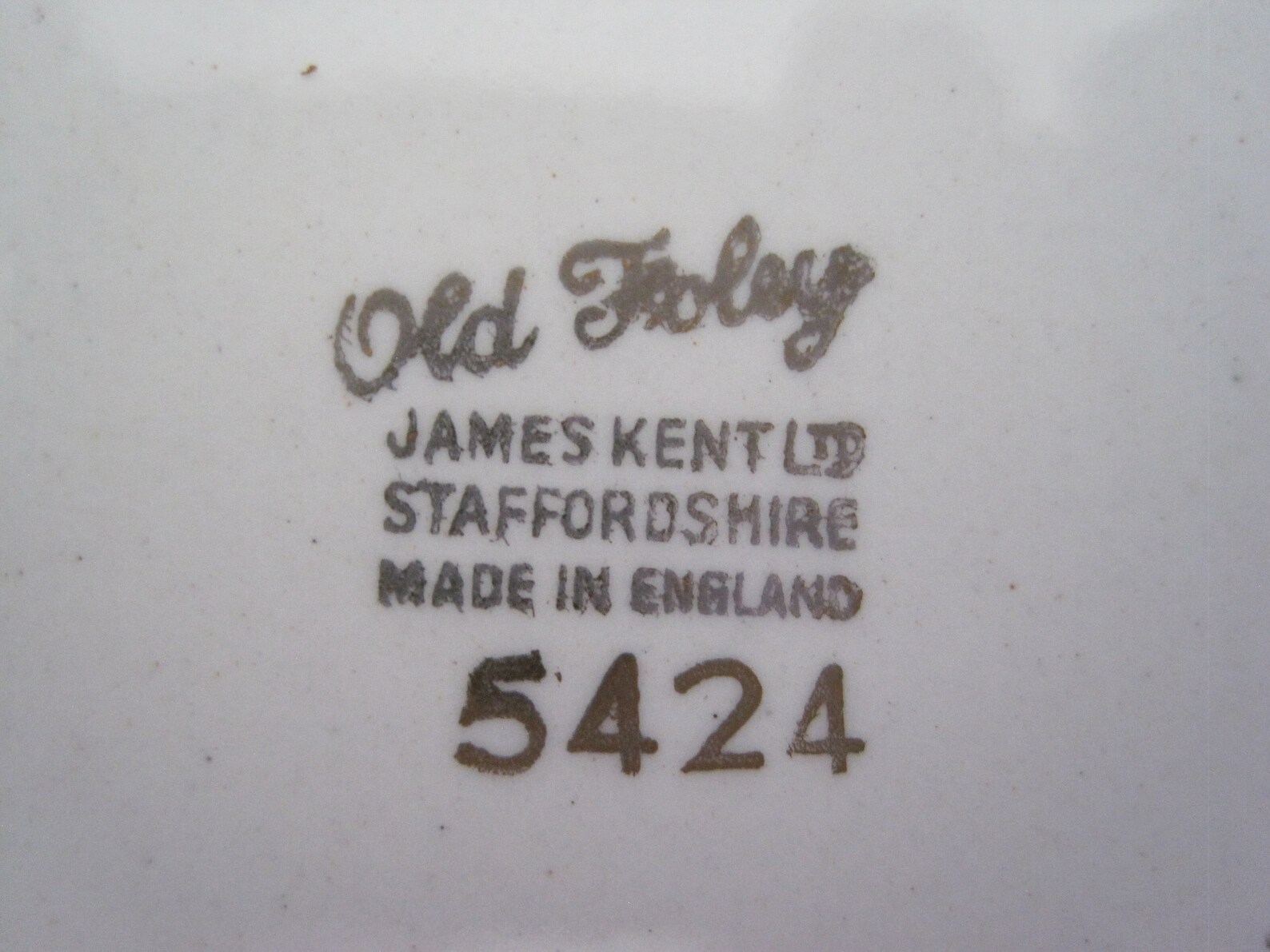 OLD FOLEY James Kent China Bone China Cup Saucer and Plate - Etsy