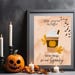 HALLOWEEN DECOR- Wall Print-instant Download-5 Different Sizes-coffee ...