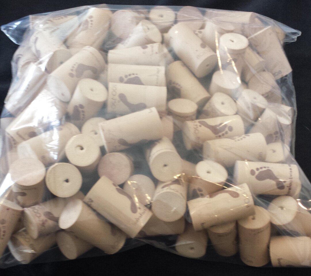100 Bulk Cork Lot Barefoot Wine Synthetic Corks Great for DIY Projects ...