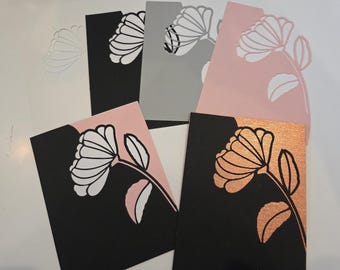 Flower Lace Edge Overlays - Set of 5 - DIY Cardmaking or Scrapbooking ...