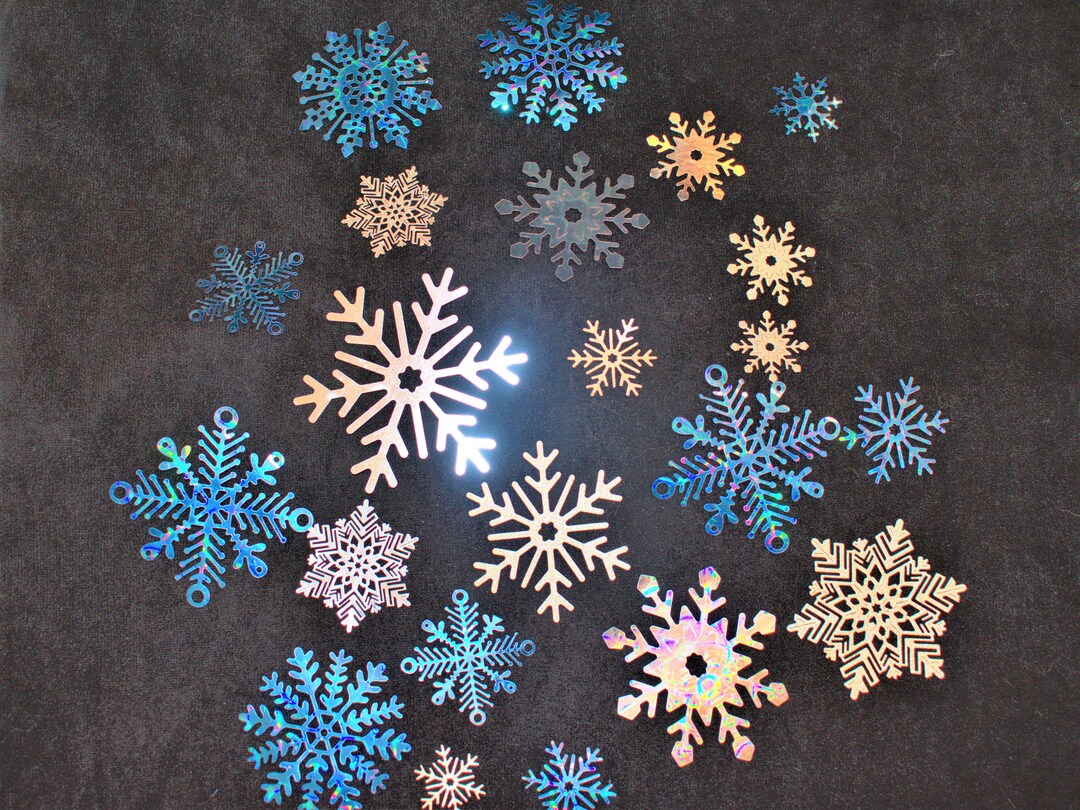 Set of 22 Beautiful Laser Cut Intricate Snow Flake Die Cuts From ...