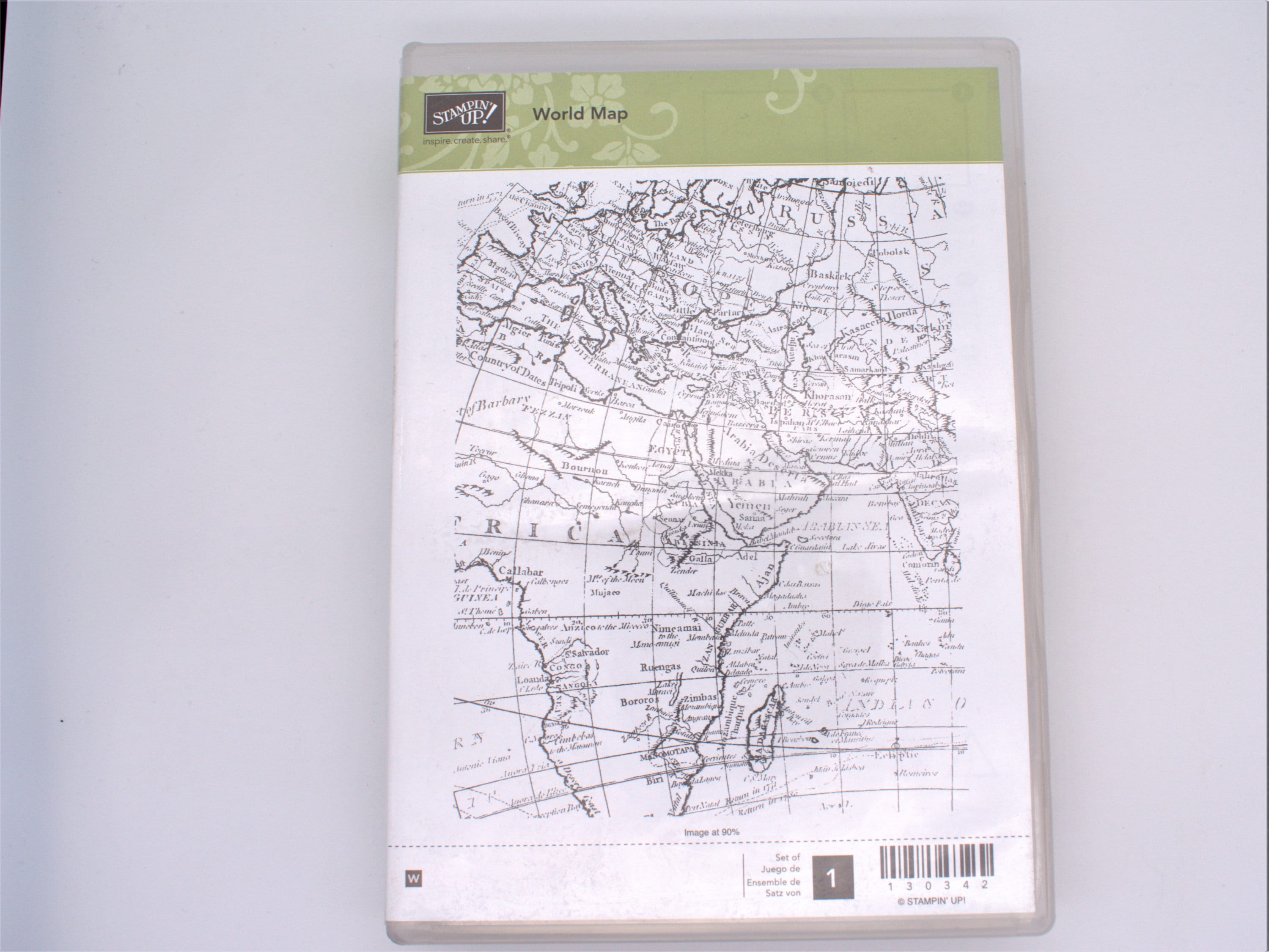 2 BIG Stamps Stampin up Old World Map Wood-mounted Stamp World Map Wood ...