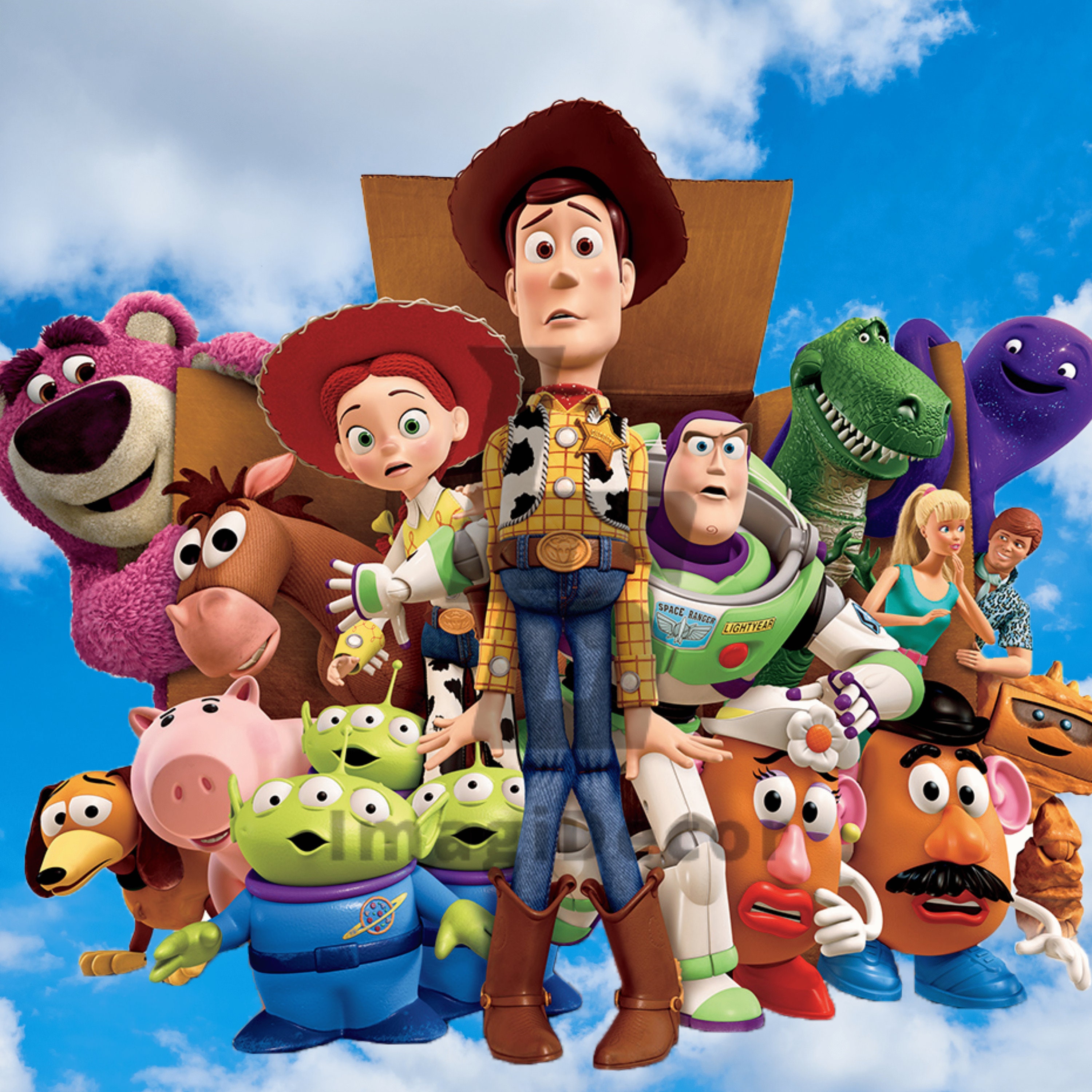 Toy-story Inspired Character Poster - Etsy