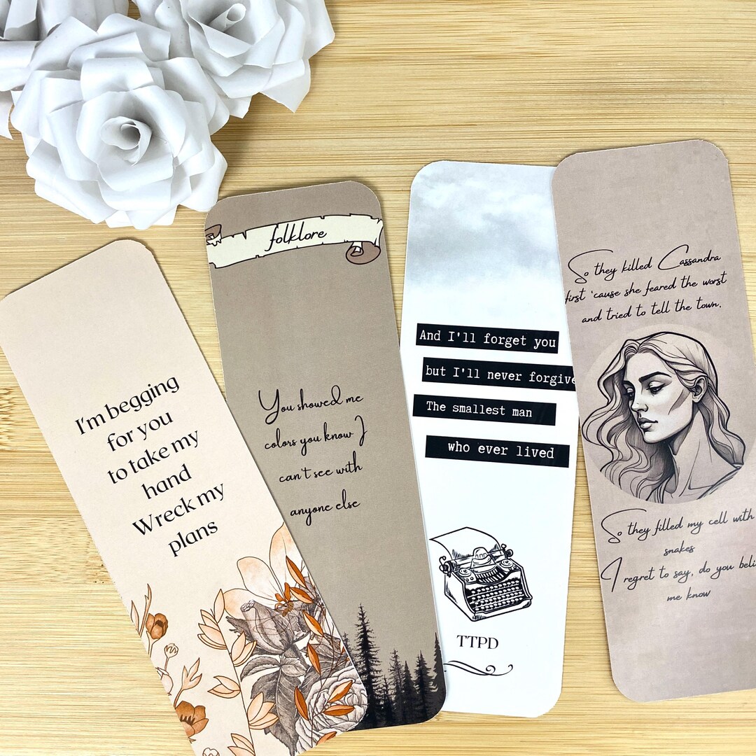 Bookmark - Eras Versions / Taylor Swift Inspired - Etsy