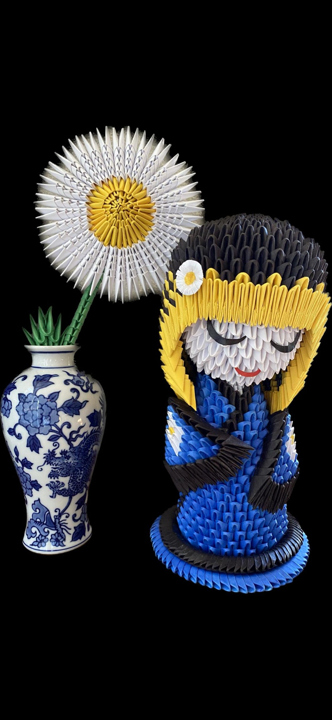 Authentically, Handcrafted Geisha Doll, With BONUS Unique 3D Origami ...