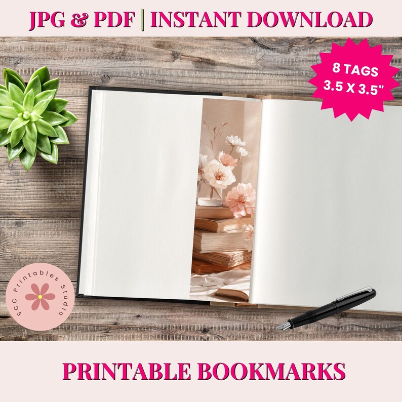 Printable Bookmarks, Cottagecore Reading Bookmarks Printable Bookmark ...