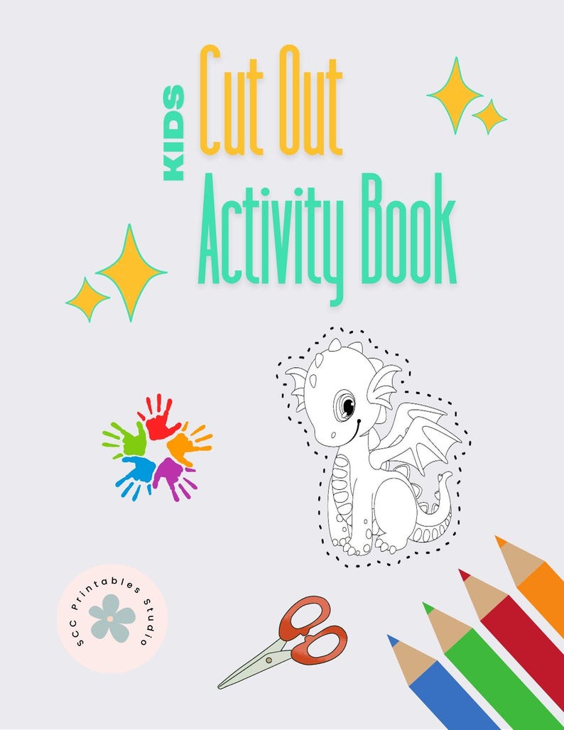 Kids Activity Printable Pages, Cut Outs & Color Print at Home ...