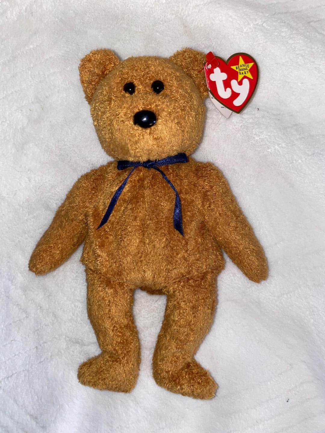 Ty Beanie Baby Fuzz Retired Rare - Etsy