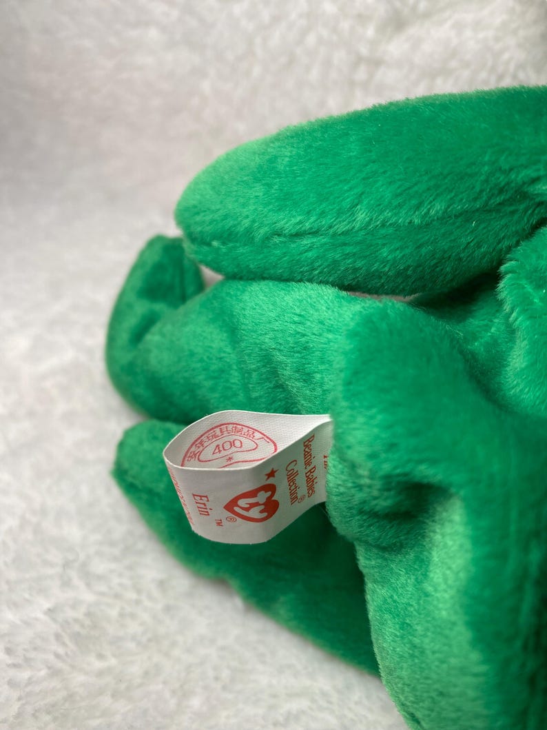 Ty Beanie Baby Erin Very Unique “tush Tag” Style #400. TY Inc Only ...