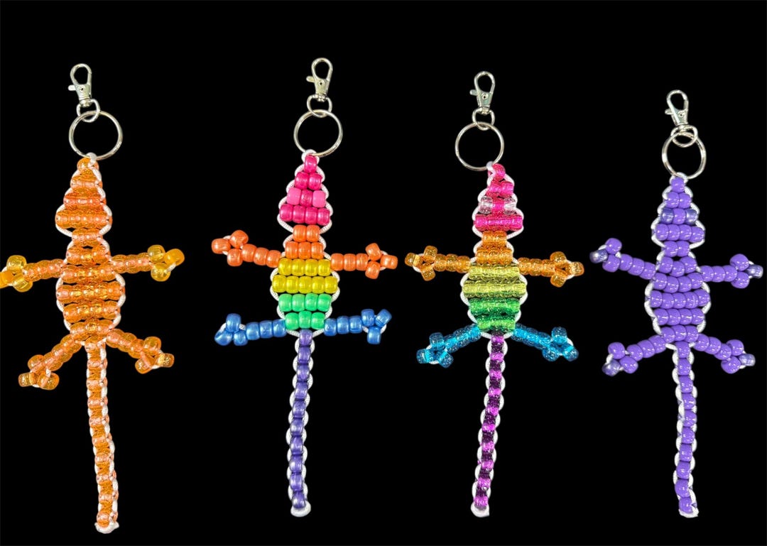 Pony Bead Keychains - Etsy