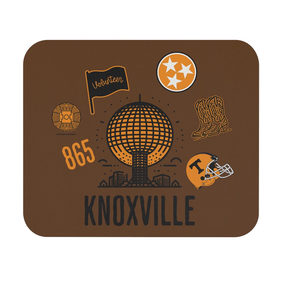 Knoxville Themed Mouse Pad, Retro Office Decor, Tennessee Gifts ...