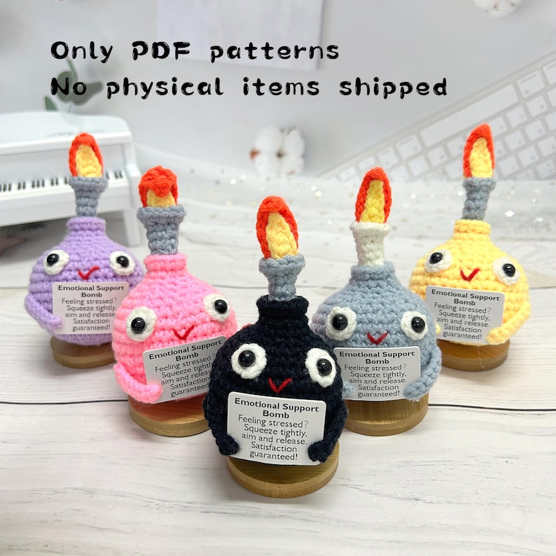 Crochet F-bomb Plush Pattern: Amigurumi DIY (PDF Instant Download ...