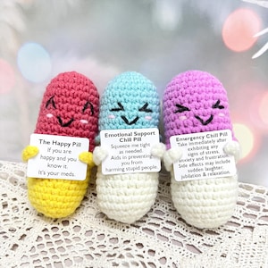 Crochet Chill Pills Pattern: Handmade Amigurumi (PDF Download, Video ...