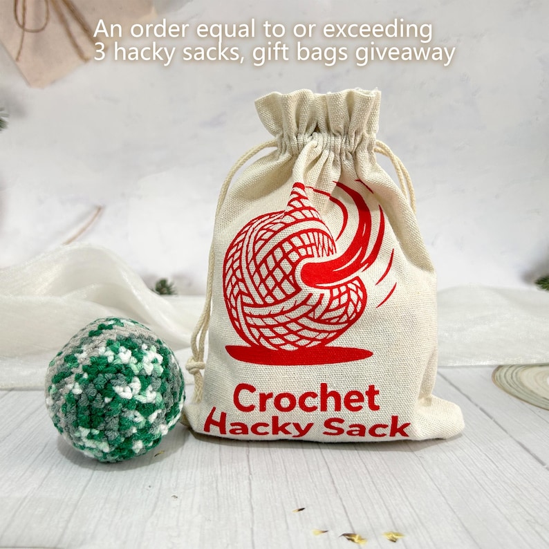 Crochet Foot Bag, Guatemala Coloful Crochet Ball, Juggling Bean Bags ...