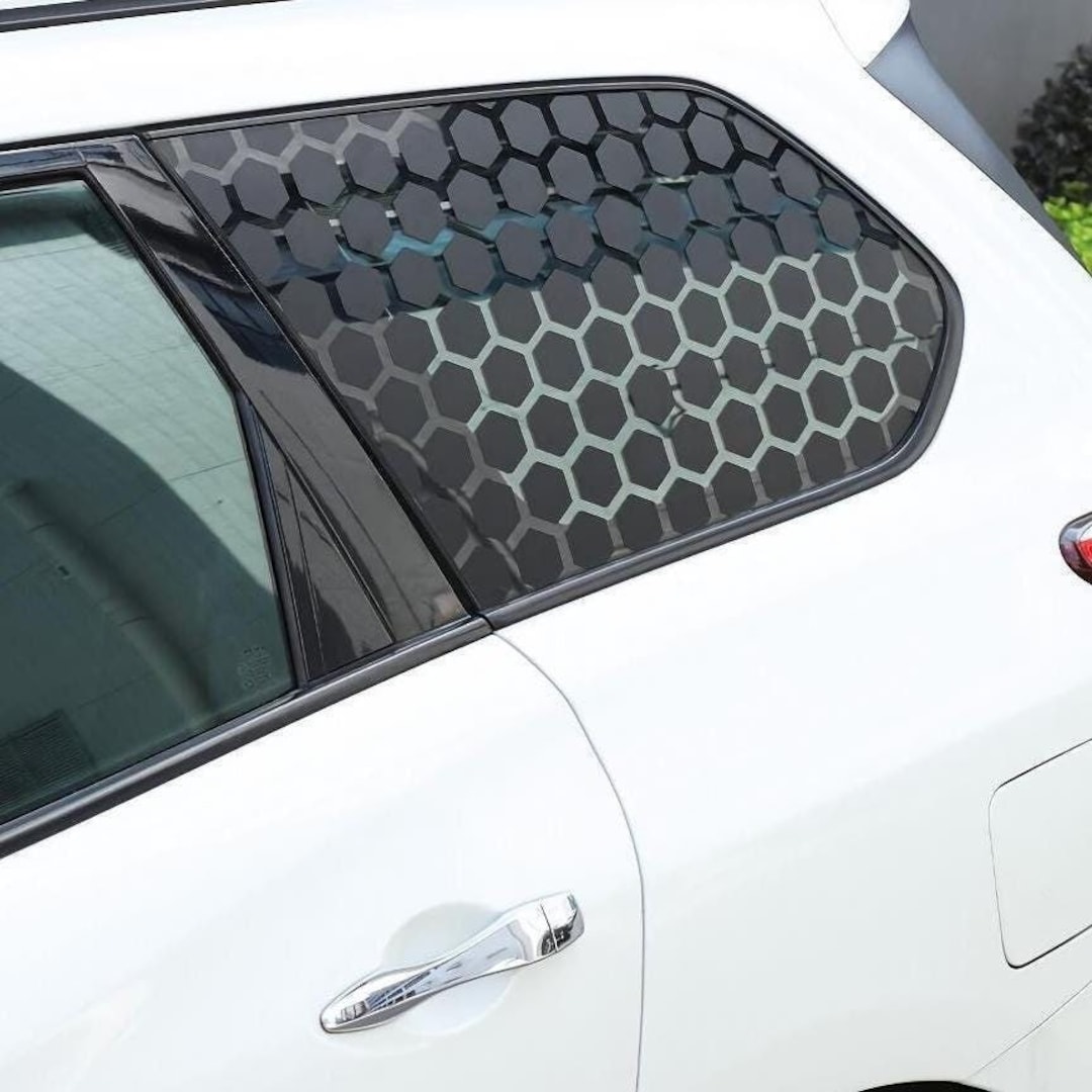 Set 2 Pcs Both Sides Hexagonal Honeycomb Graphic for Vehicle Side ...