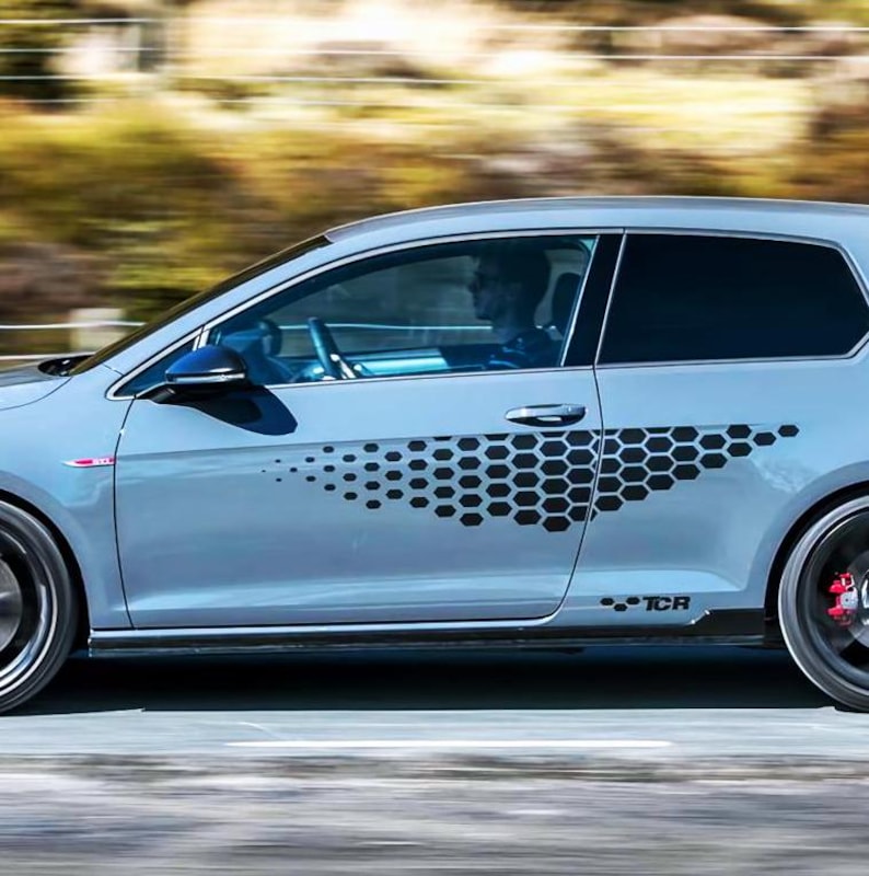 Kit Golf TCR Honeycomb Both Sides Vinyl Decal Sticker Geometric ...