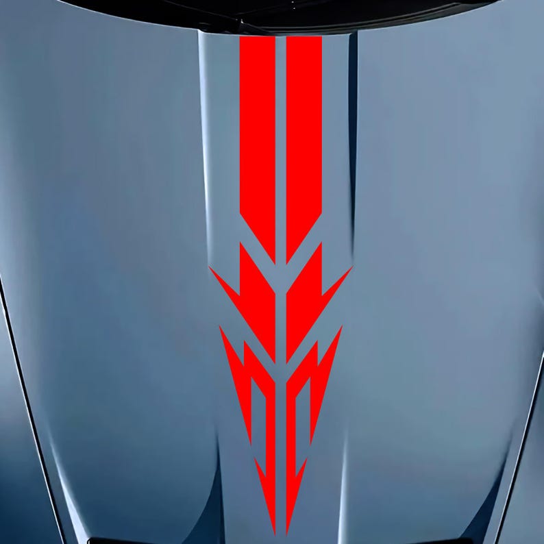 Car Hood and Roof Stripe Racing Decal Wrap Universal Car | Hood Stripe ...
