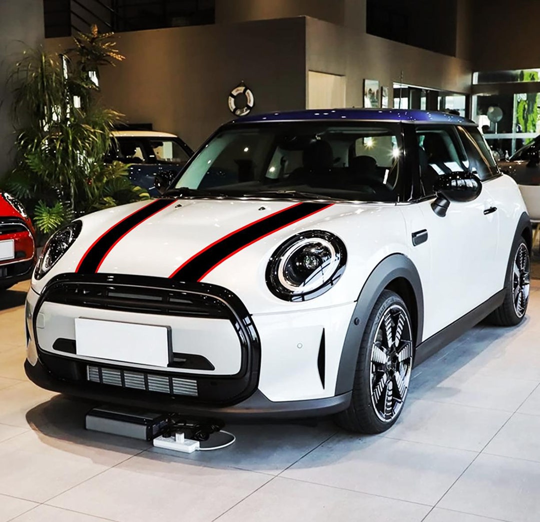 2 Pcs Set Mixed Color Mini Cooper Bonnet Stripes, Stripes for Hood ...