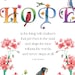 Hope Poem by Emily Dickinson 8 X 10" Print Illustrated With Flowers and ...