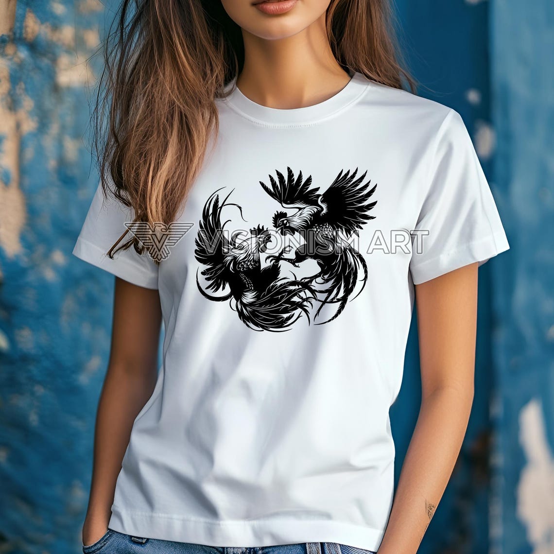 Fighting Roosters SVG: Farm Animal Clipart (digital Download) - Etsy