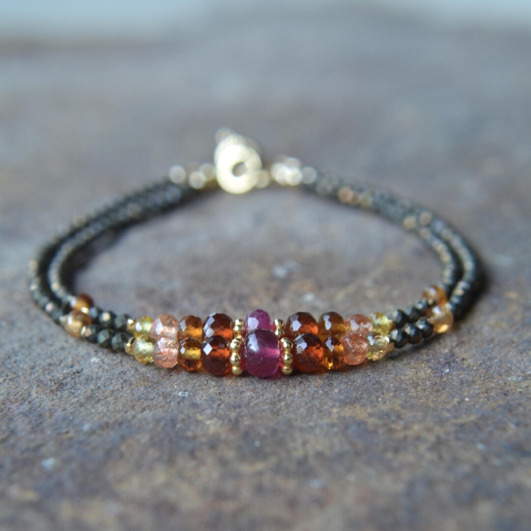 Ruby, Spessartite, Hessonite, Sunstone, Sapphire, Mexican Fire Opal and ...