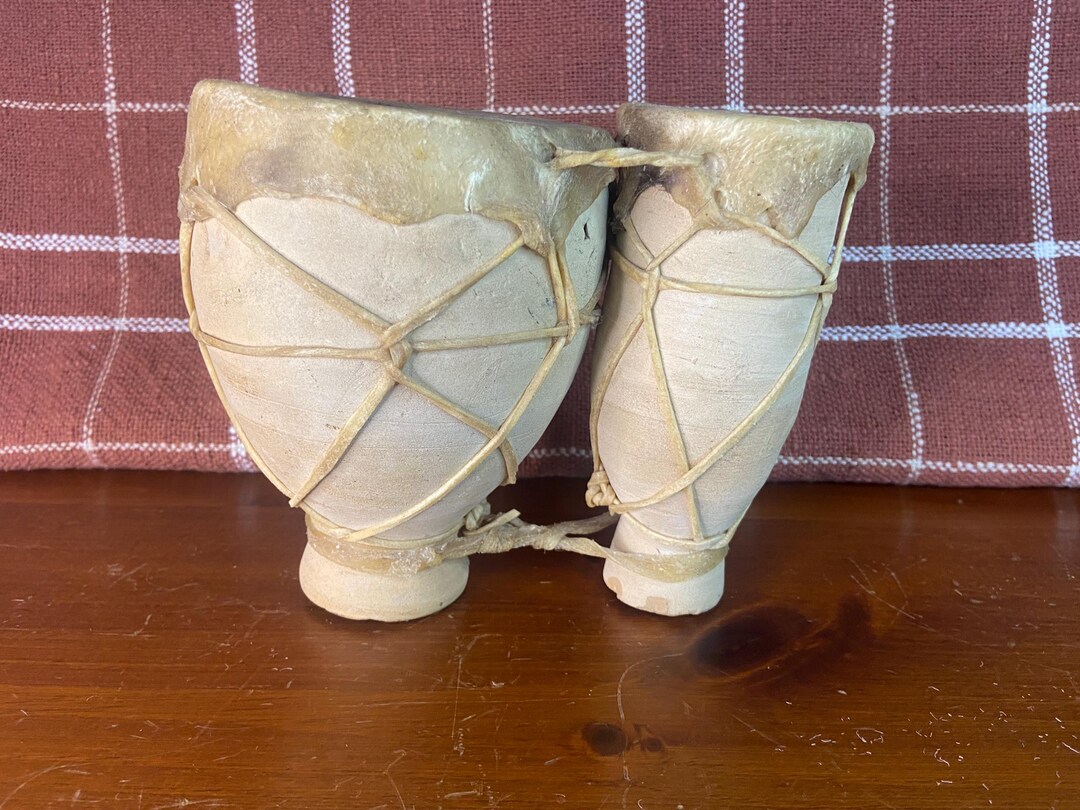 Rare Native Bongo Drums - Vintage Handcrafted Instrument - Etsy