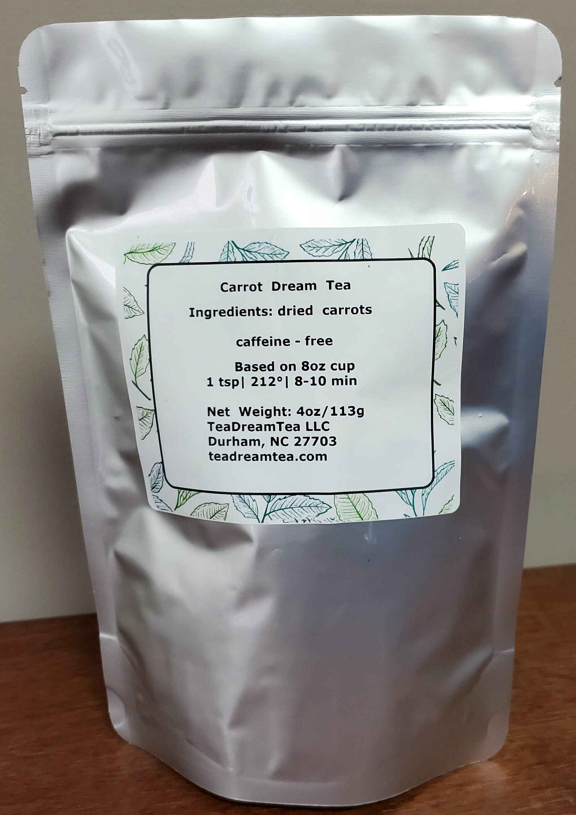 Carrot Tea Dream Wellness Tea Roast Dried Carrot Chips Free Standard ...